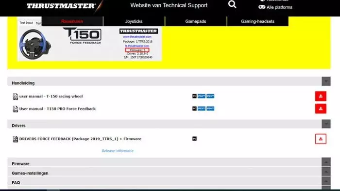 Thrustmaster TX gaat niet aan of krijgt geen stroom, hoe op te lossen