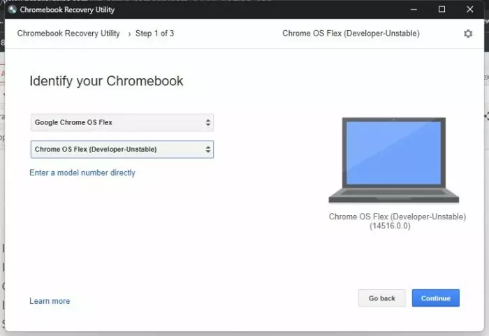 Tuvastage oma Chromebook