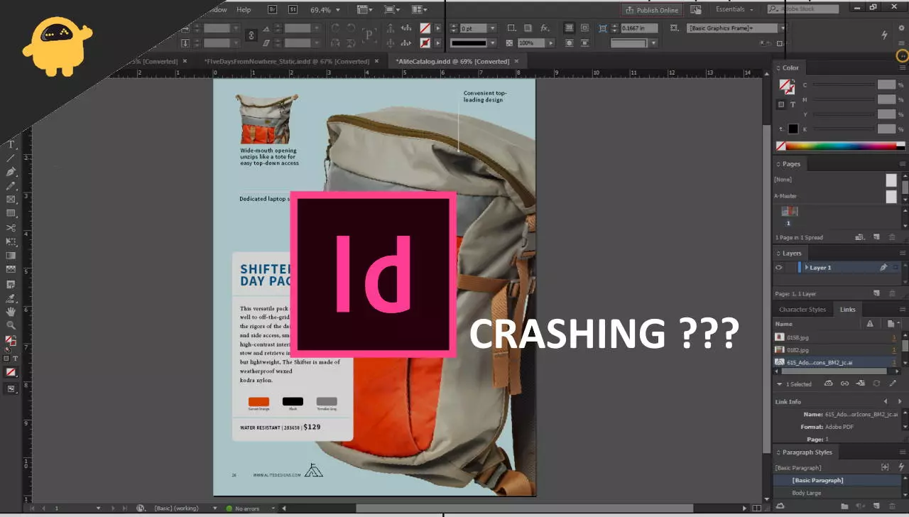 Popravite pad programa Adobe InDesign i zamrzavanje u sustavu Windows 11