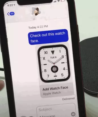 Hoe om jou Apple Watch Face te deel