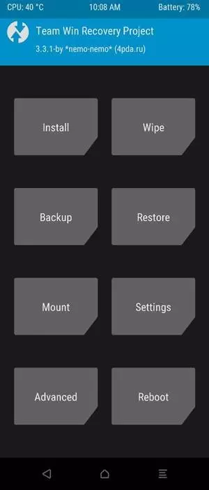 twrp مخصص rom