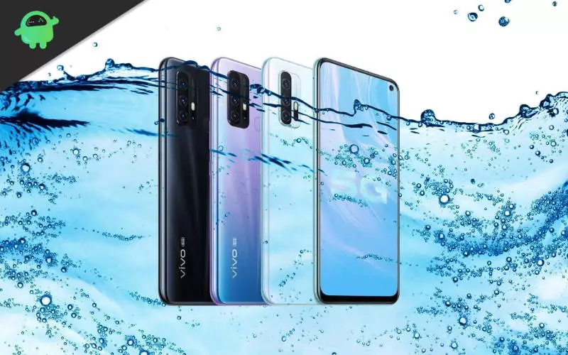 É un teléfono intelixente vivo Z6 5G impermeable?