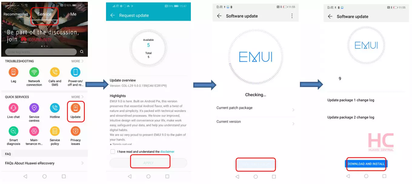 EMUI 9.1 Jami'in Yanzu: Menene Sabo, Goyan bayan jerin na'urorin Huawei, da Zazzagewa 15397_5