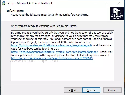 Windows жүйесінде ADB және Fastboot жүктеп алыңыз және орнатыңыз [7, 8, 8.1, 10 және 11] 165_16