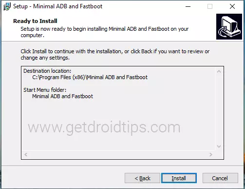 Windows жүйесінде ADB және Fastboot жүктеп алыңыз және орнатыңыз [7, 8, 8.1, 10 және 11] 165_19