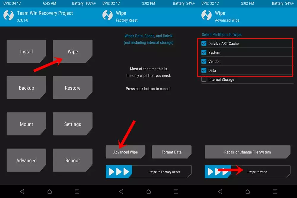 install-lineageos-18-wipe-partition