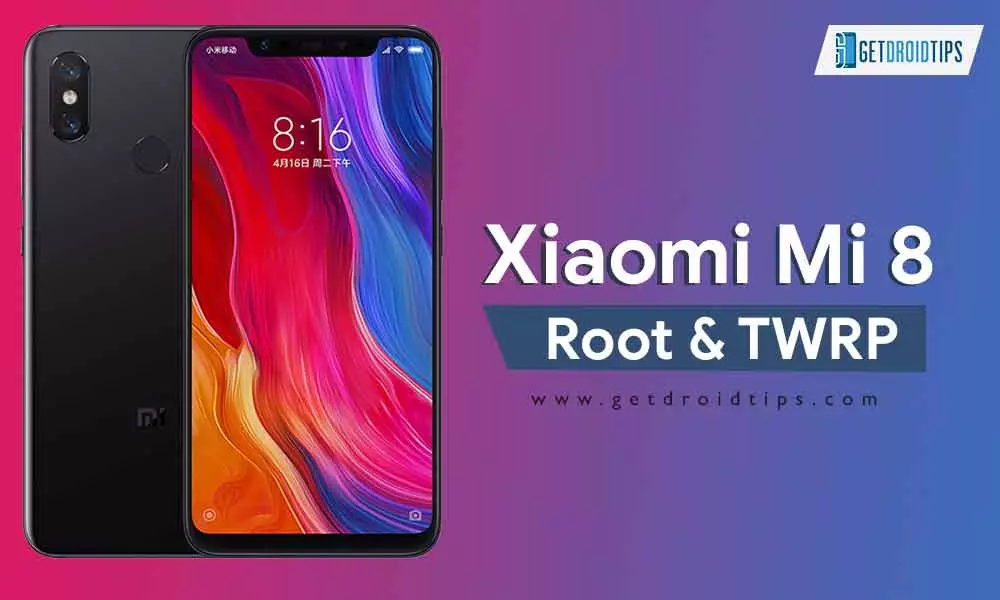 Xiaomi Mi 8 හි නිල TWRP ප්‍රතිසාධනය (රූට් කර ස්ථාපනය කරන්නේ කෙසේද)