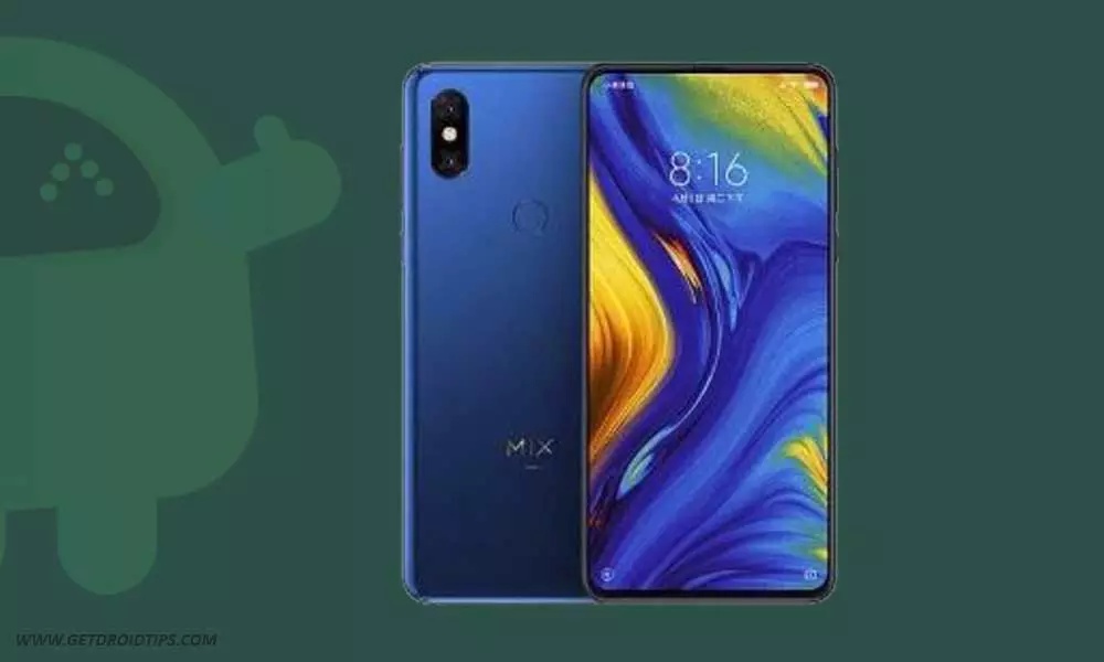 Oficiālā TWRP atkopšana ierīcē Xiaomi Mi Mix 3 5G (kā sakņot un instalēt)