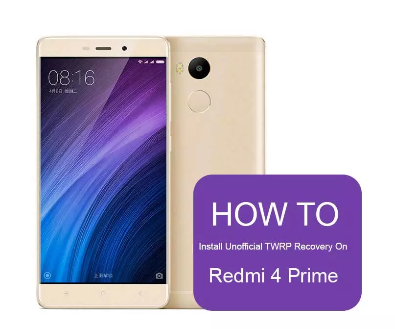 Sida loo xididdo oo loogu rakibo soo kabashada TWRP On Redmi 4 Prime