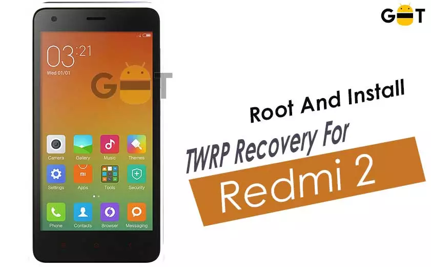 Како да се искорени инсталирањето TWRP Recovery на Redmi 2 [WT88047]