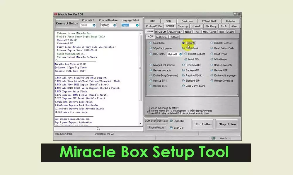 Descargar Miracle Box Thunder Última herramienta de configuración v3.32