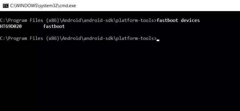 fastboot-enheter oneplus nord unlock bootloader