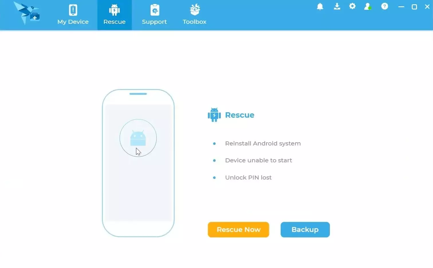 záchrana zařízení Motorola Rescue and Smart Assistant Tool