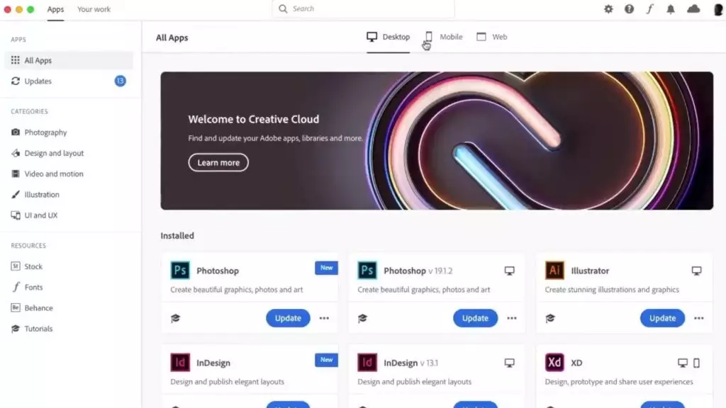 Adobe Creative Cloud တွင် ဘာသာစကားပြောင်းလဲနည်း 25373_2