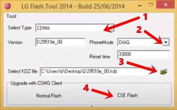 lg Flash Tool Setup