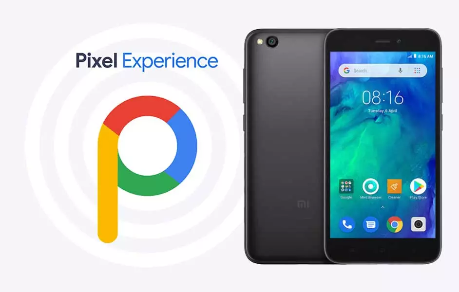 Laadige Android 9.0 Pie rakendusega Redmi Go alla Pixel Experience ROM