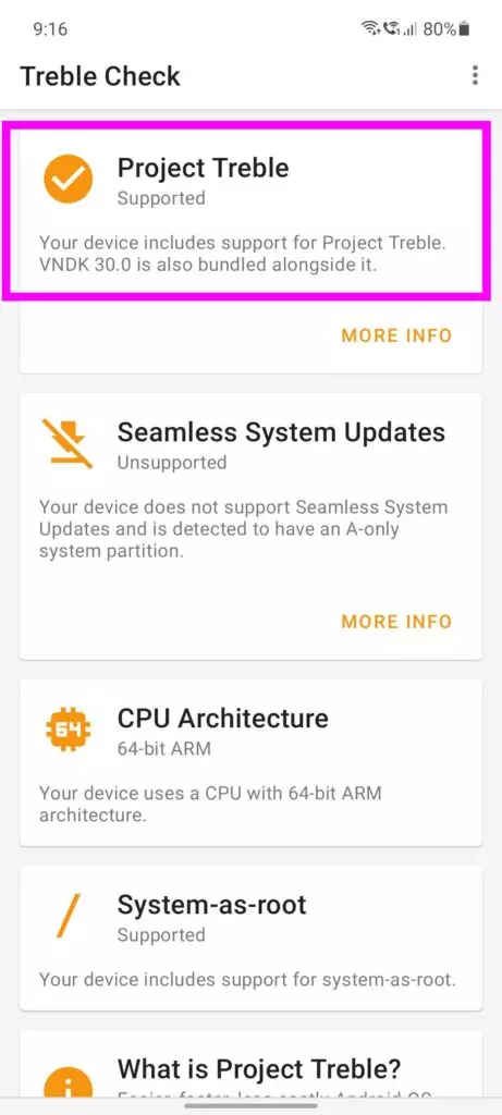 檢查您的智能手機是否支持 Project Treble 的簡單方法