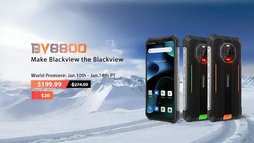 [Svjetska premijera]Blackview BV8800 dostupan je na Aliexpressu za 199,99 USD