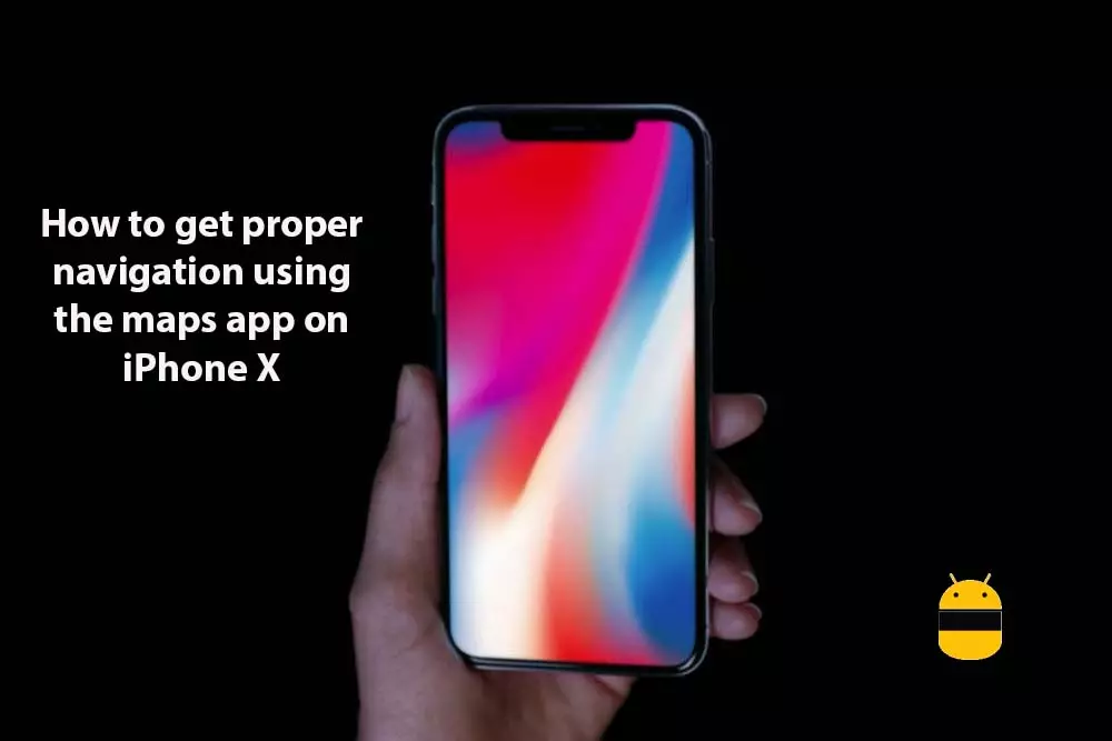 Cara mendapatkan navigasi yang tepat menggunakan aplikasi peta di iPhone X