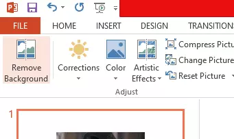 Noņemiet fona attēlu no attēla programmā Microsoft PowerPoint