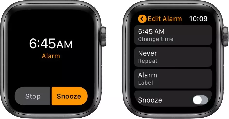 Stel 'n wekker op Apple Watch