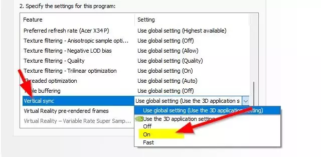 C:\Users\PC\Desktop\NVIDIA Control Panel vertikal Sync.jpg