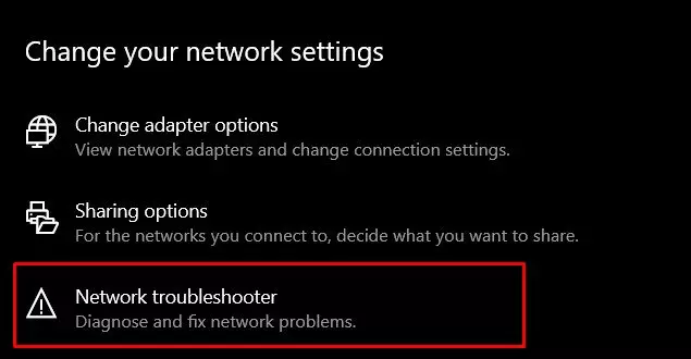 matsalar network windows 10