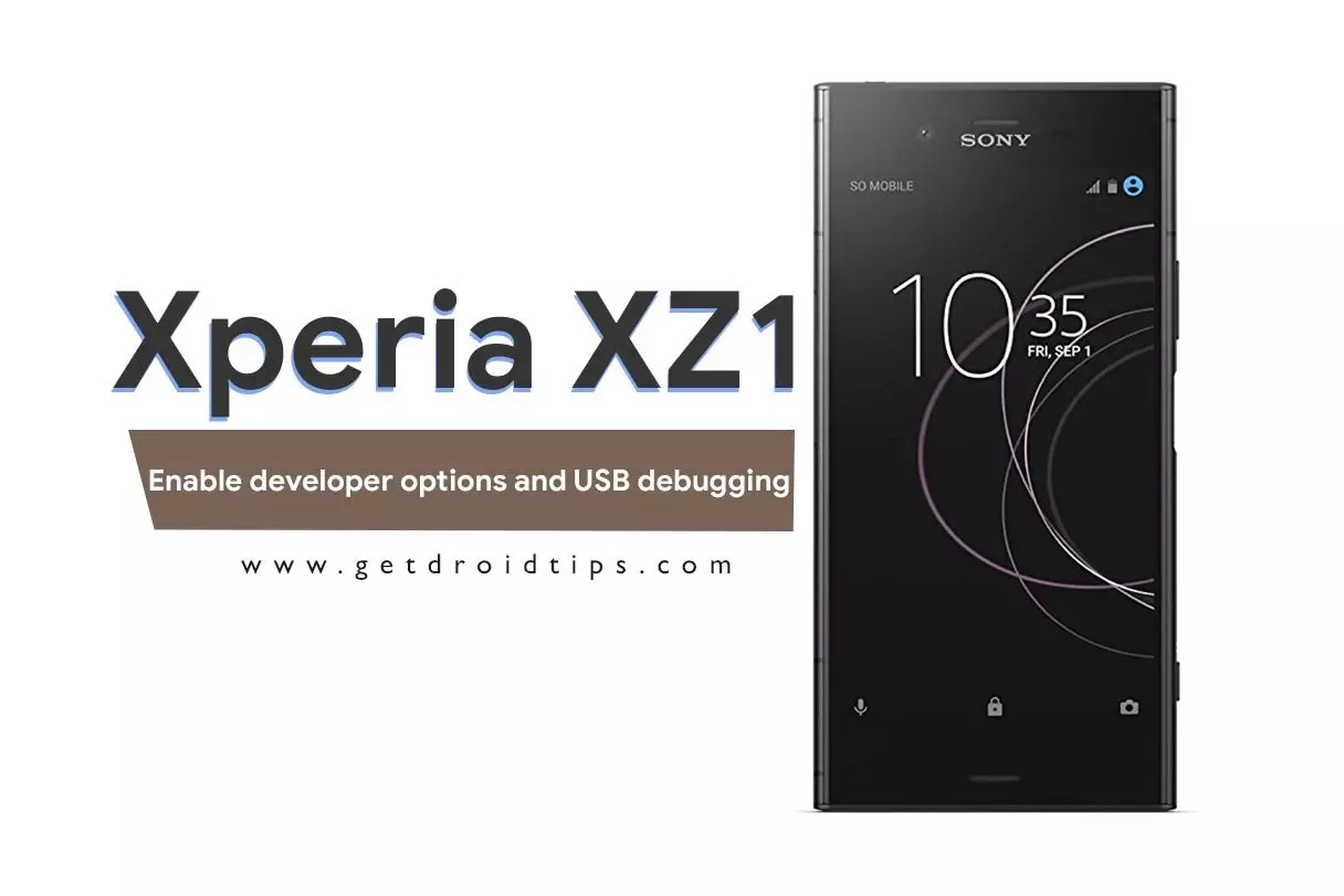 Xperia XZ1 પર વિકાસકર્તા વિકલ્પો અને USB ડિબગીંગને કેવી રીતે સક્ષમ કરવું