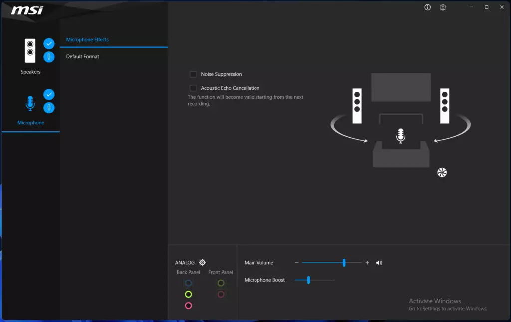 Utskeakelje Realtek Noise Suppression (4)