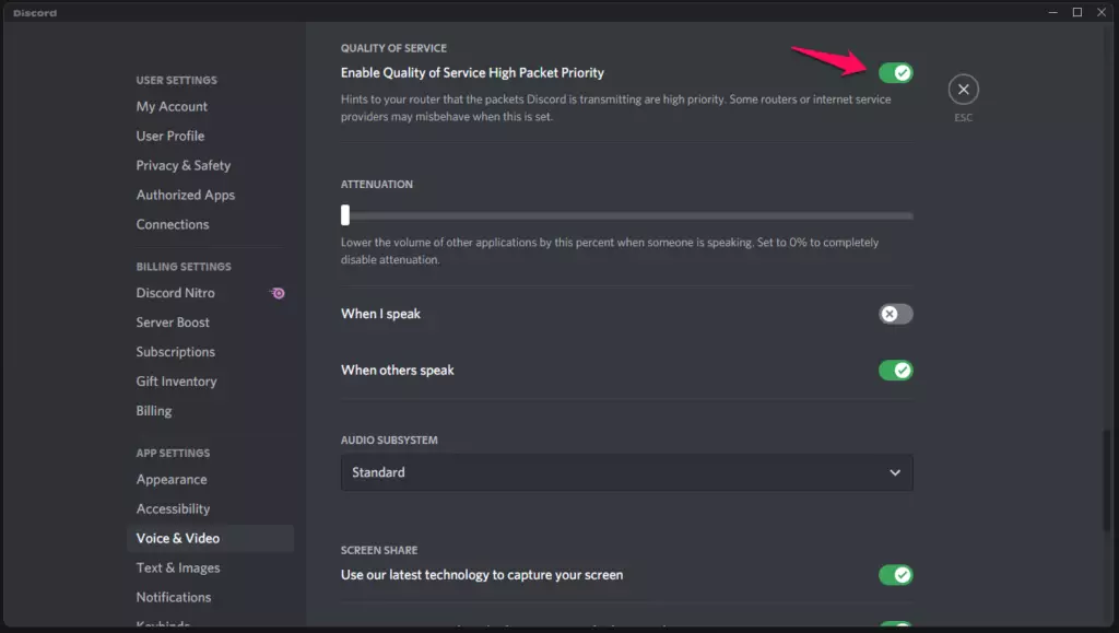 Nika amandla Isevisi Yekhwalithi ku-Discord (4)