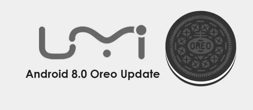 Lys van Umi-toestelle wat Android 8.0 Oreo-opdatering kry