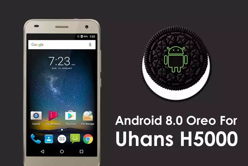 Uhans H5000 (AOSP) өчен AOSP Android 8.0 Oreo ничек урнаштырырга (MadOS)