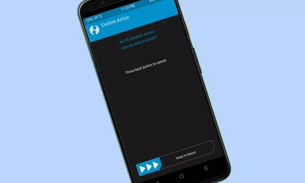 Не е пронајдена грешка на ОС во TWRP: Како да се поправи