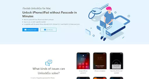 Olee otú Ị kpọghee ekwt iPhone enweghị passcode Iji iToolab UnlockGo