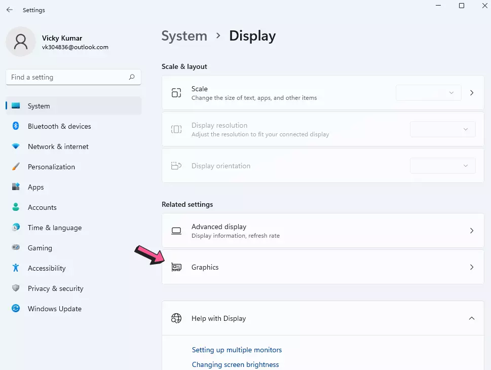 Windows 11 - Mga graphic