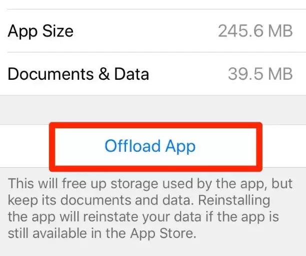 offload app