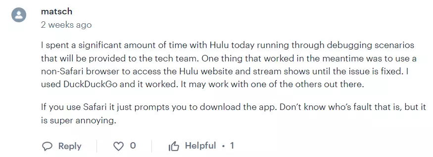 Oprava: Hulu App Audio nefunguje na iPadu