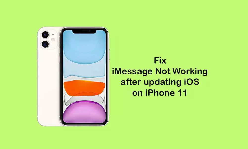 iMessage ora bisa digunakake sawise nginstal nganyari iOS anyar ing iPhone 11 (Ditanggulangi)