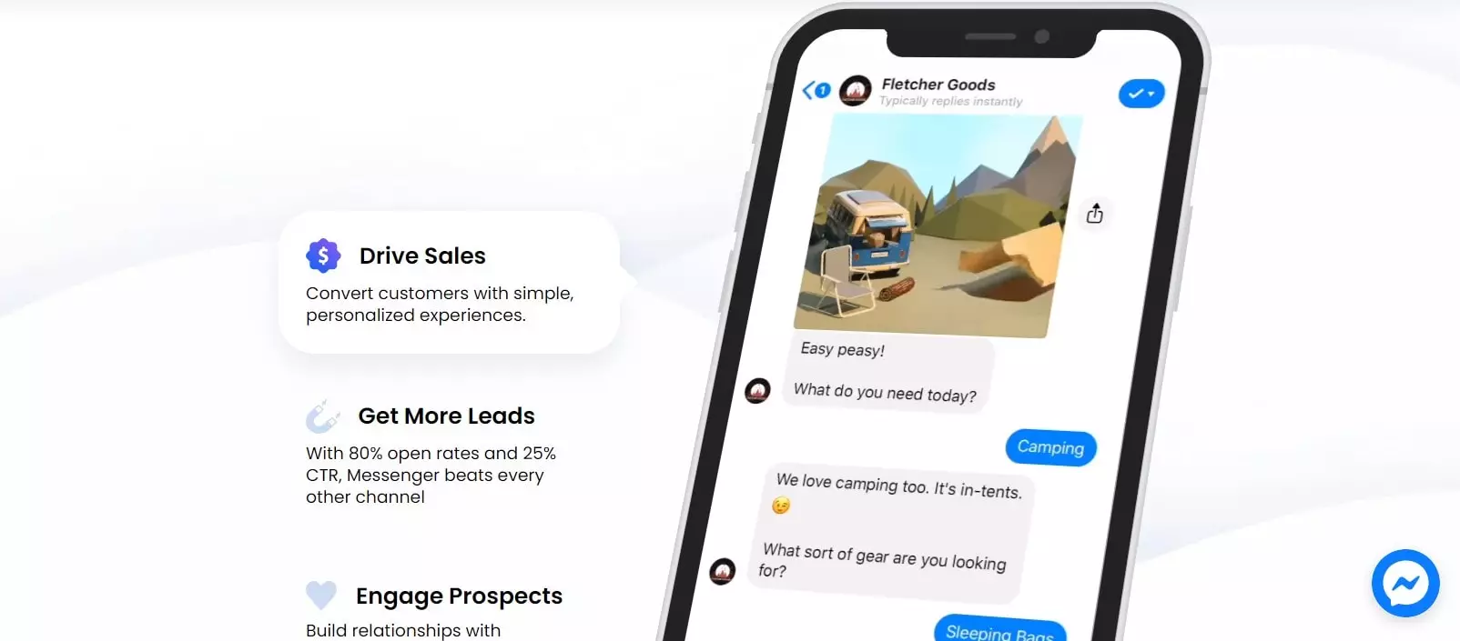 Най-добрите Facebook Messenger ботове за бизнес