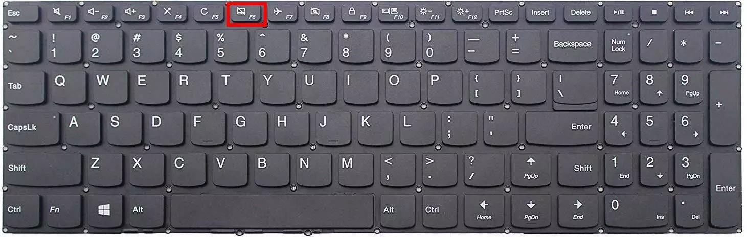 Fiziki Touchpad Kilidi Açarını Yandırın/Söndürün