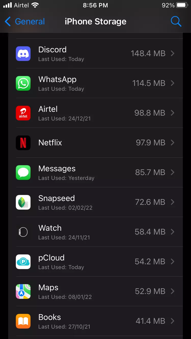 Afload Netflix-appen i iOS-enhed (5)