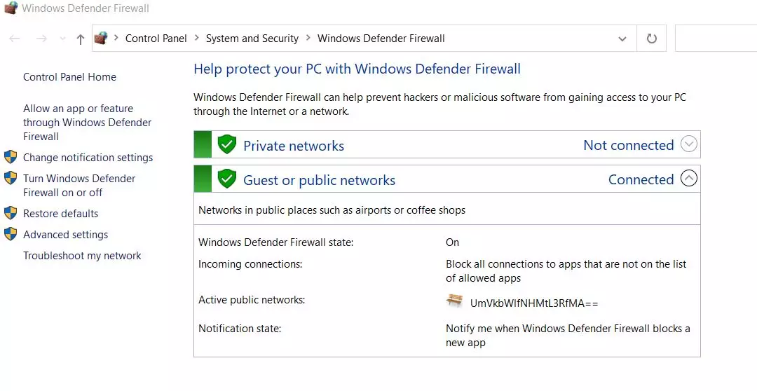 Ayusin: Bina-block ng Windows Defender Firewall Rule ang Iyong Koneksyon 973_5