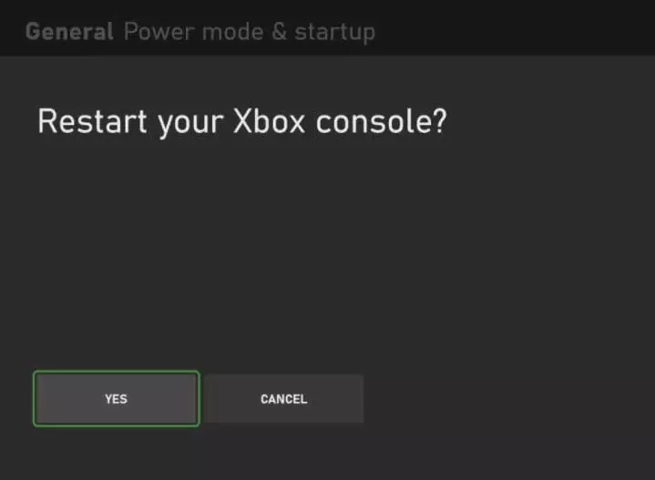 Restart Är Xbox One an Serie X|S